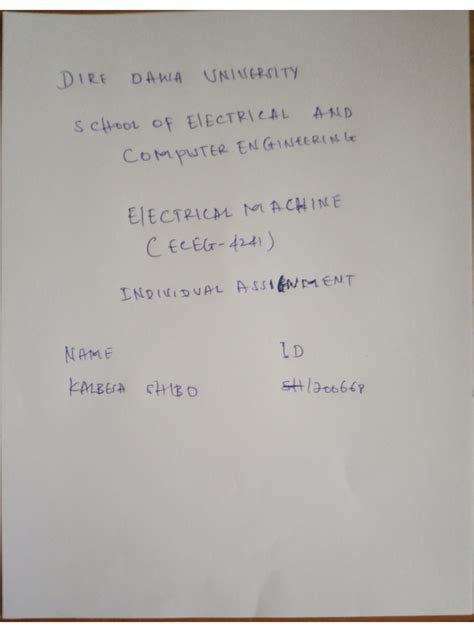 Assignment Machine Pdf