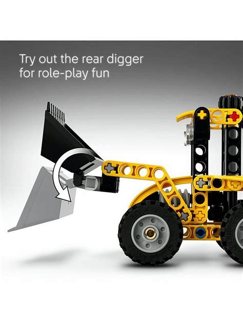 Lego Technic Backhoe Loader Construction Toy 42197 Littlewoods