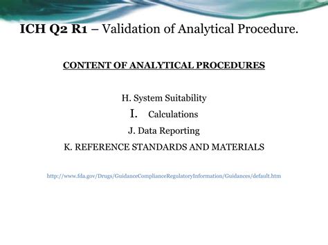 Ich Q2 Analytical Method Validation Pptx
