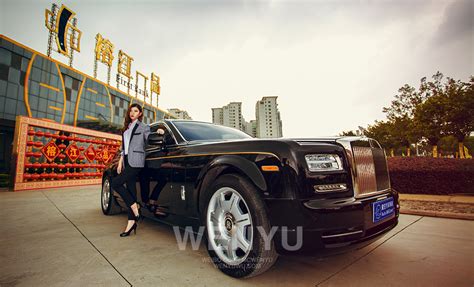 豪车美女 劳斯莱斯幻影 样张 Pconline数码相机样张库