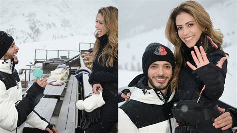 Raúl Jiménez Propone Matrimonio A Daniela Basso En Los Alpes Suizos
