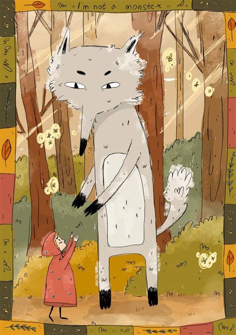 Иллюстрация Красная шапочка в стиле персонажи