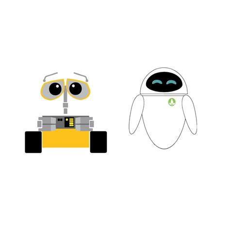 Wall E Inspired Svg Bundle Eve And Wall E Robots Svg For Etsy Canada