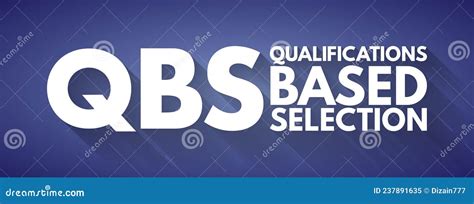 Qbs Qualifications Based Selection Is A Procurement Process For The