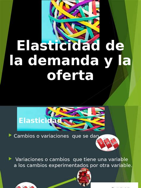 Elasticidad De La Demanda Y La Oferta Pdf Elasticidad Economía
