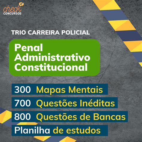 Trio Carreira Policial Penal Administrativo E Constitucional