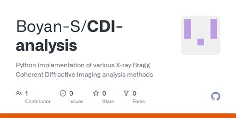 Github Boyan Scdi Analysis Python Implementation Of Various X Ray Bragg Coherent Diffractive