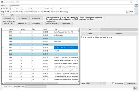 Audio Book Creator CodeProject