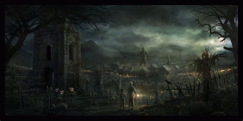 Darkness At The Edge Of Town By Radojavor On Deviantart Haunted Towns
