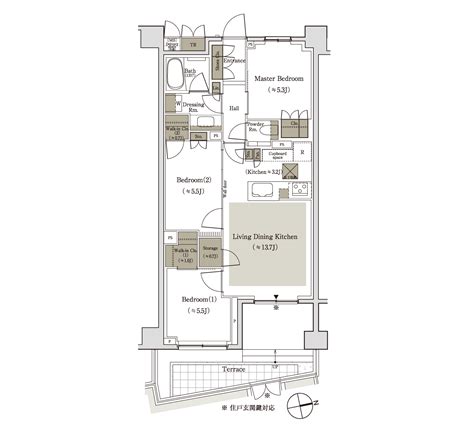 Cg Type｜パークホームズ城北中央公園｜三井不動産レジデンシャル：三井の住まい｜東京都板橋区の新築・分譲マンション