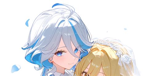 Genshin Impact Furina Genshin Impact Yuri Furina X Lumine Pixiv