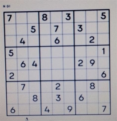 Resuelve El Siguiente Sudoku Brainly Lat