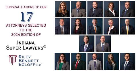 Riley Bennett Egloff Announces 2024 Super Lawyers Honorees Riley