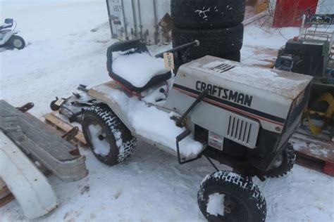 Craftsman 18 Hp Riding Mower With 44 Mower Mcsherry Auction Service