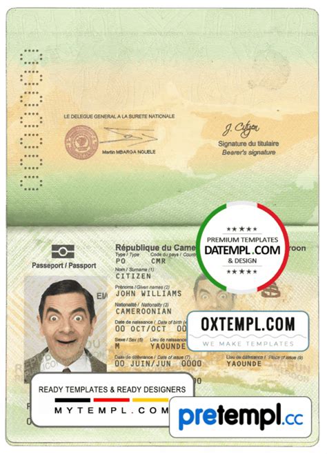 Passport Psd Archives Pretempl