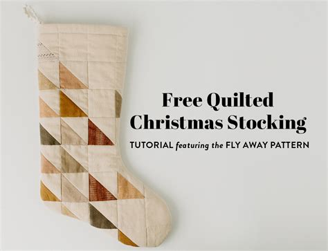 Free Christmas Quilted Stocking Patterns