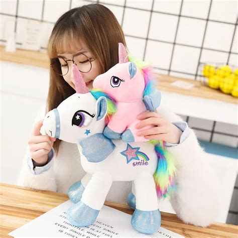 40cm Soft Unicorn Plush Stuffed Toy Unilovers