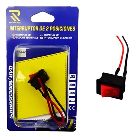 Interruptor Switch Rocker De 2 Posiciones Mini 2 Pines Cuotas Sin