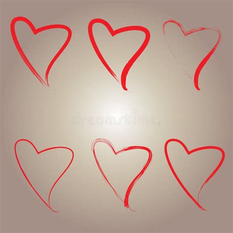 Het Pictogram Van Het Hart Stock Illustratie Illustratie Bestaande Uit