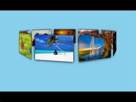 3D Images Slideshow Using Html And Css YouTube