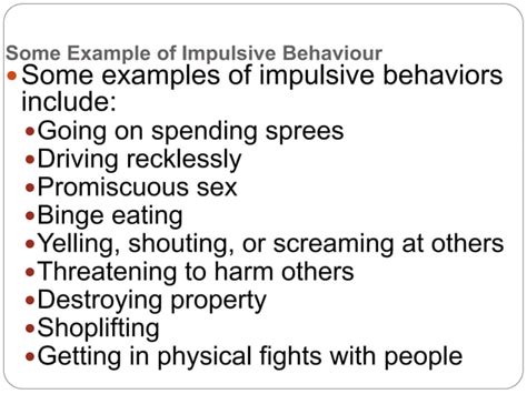 Impulsive Behavior And Borderline Personality Disorder Ppt