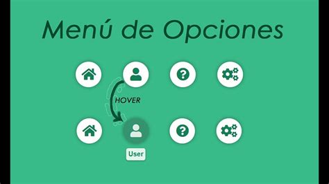 Men De Opciones Con Html Y Css Youtube