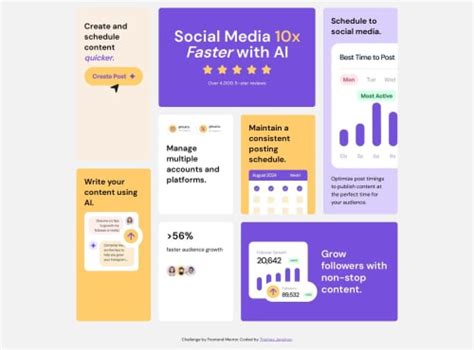 Responsive Bento Grid With Css Grid And Tailwind Css Coding Challenge