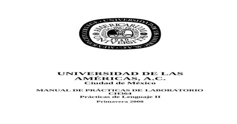 Universidad De Las AmÉricas Ac Udlamx · Elaboración De Informe De