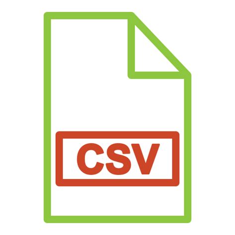 CSV File Free Interface Icons