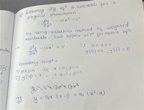 Solved Q ﻿following Diff Eqn Is Available Boc A Physical
