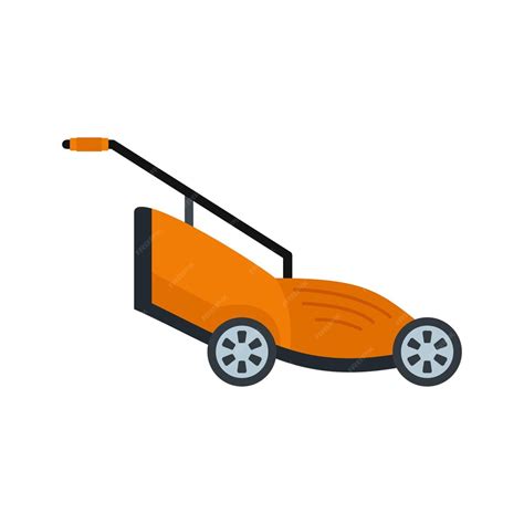 Premium Vector Grass Cutter Icon Flat Illustration Of Grass Cutter