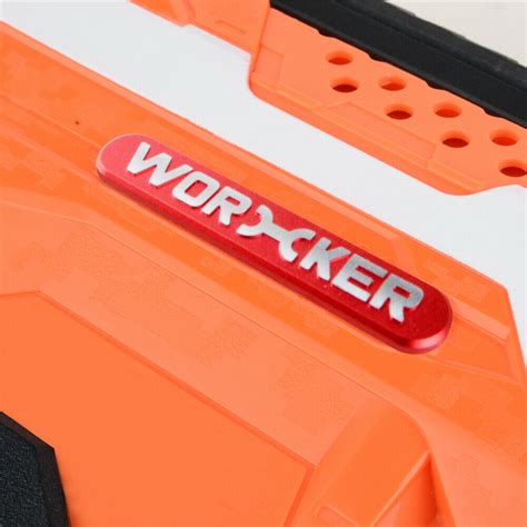 Worker Logo Nameplate Sticker Metal Blaster Decoration Part Worker Nerf