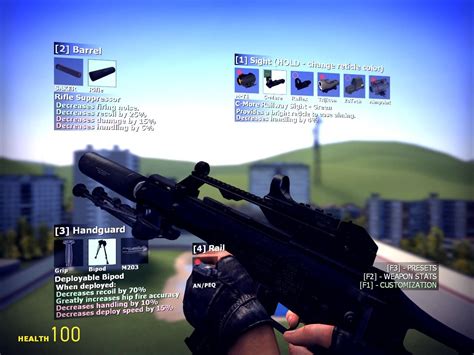 Garrys Mod 13 Unofficial Extra Customizable Weaponry 2 0 Мод