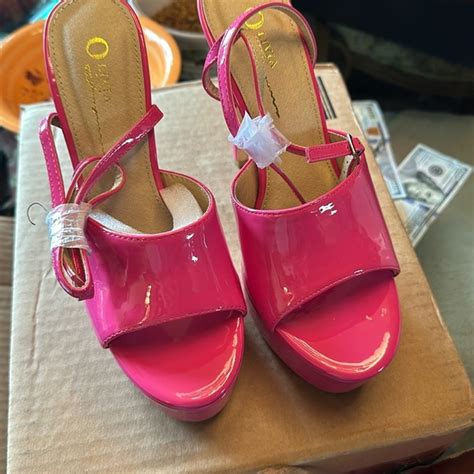Shoes Hot Pink Platform Heels Poshmark