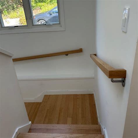 Dark Walnut Handrail Customizable Staircase Handrail 1 3 4 W X 1 3