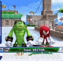Vector The Crocodile Sonic X S Tenor