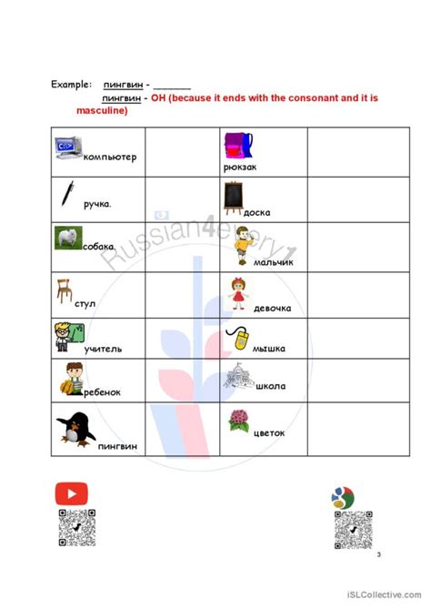 Местоимения ОН ОНА ОНО ОНИ Français Fle Fiches Pedagogiques Pdf And Doc