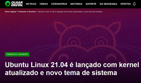 I Love Ubuntu Ubuntu Linux 21 04 E Lancado Kernel Atualizado E