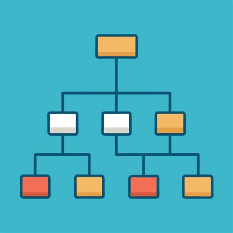 Hierarchy Diagram Flat Illustration Chart 60849099 Vector Art At Vecteezy