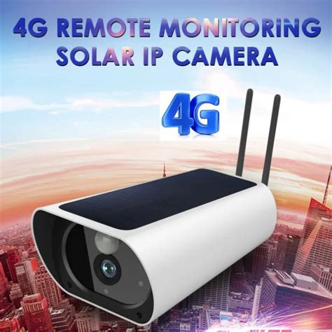4g Hd 1080p Solar Powered Ip Camera Wireless Gsm Sim Card Outdoor