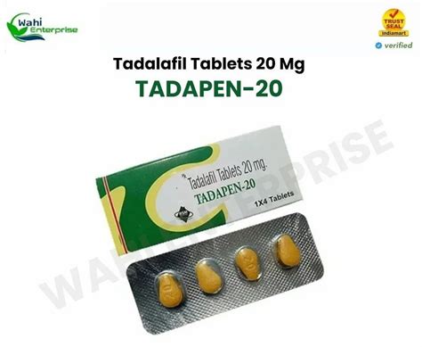 Tadapen 20mg Tadalafil Tablets At Best Price In New Delhi ID