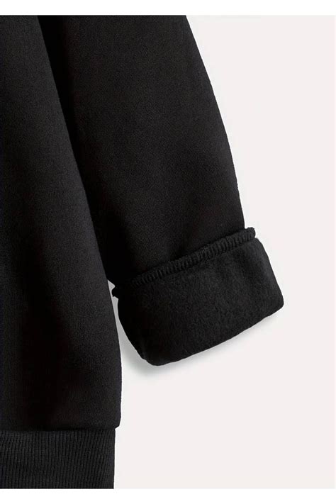sielta Türk Bozkurt Kurt Baskılı Çift Taraflı Unisex Erkek Kadın Siyah