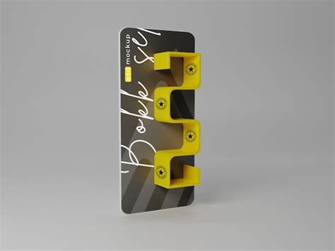 Premium Psd Empty Rack Mockup