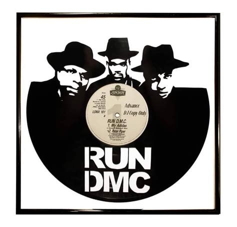 Run Dmc Record Artwork Wall Decoration