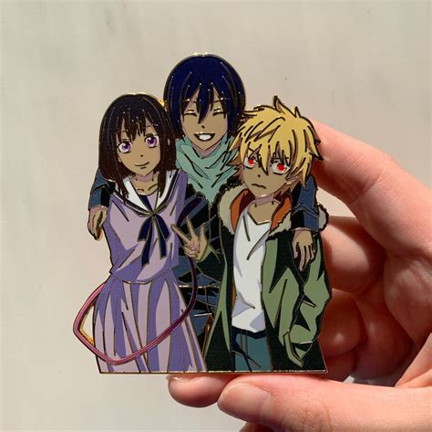 Inhand Noragami Trio Hard Enamel Pin Hinagiku Art