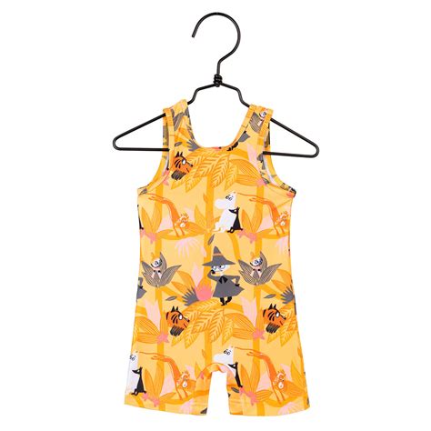 Moomin Tree Crown Swimsuit Yellow Martinex