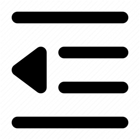 Paragraph Edit Tools Left Indent Adjustment Text Icon Download