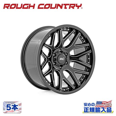 [rough Country ラフカントリー 正規代理店] 20インチアルミホイール 5本 95シリーズ 20×10j 8h 180 19