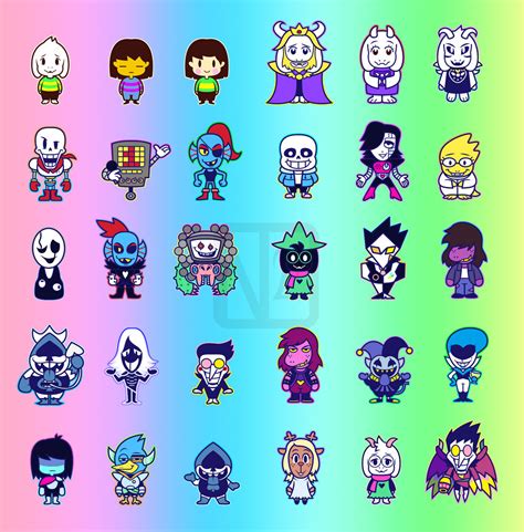 Undertale Deltarune Stickers By Disfiguredstick On Deviantart