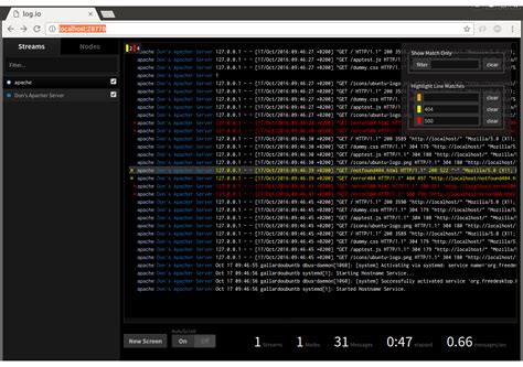 github meteorbites real time log monitoring in your browser